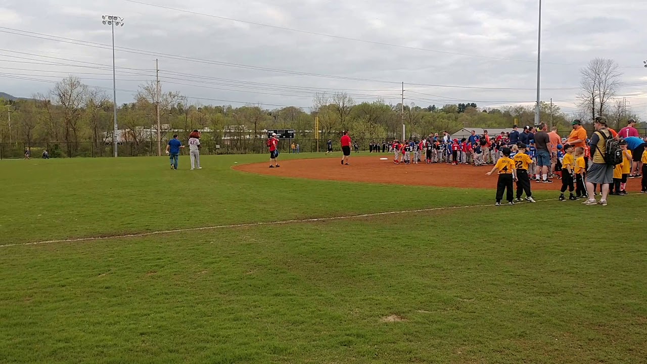 Opening Day Baseball player introduction - YouTube