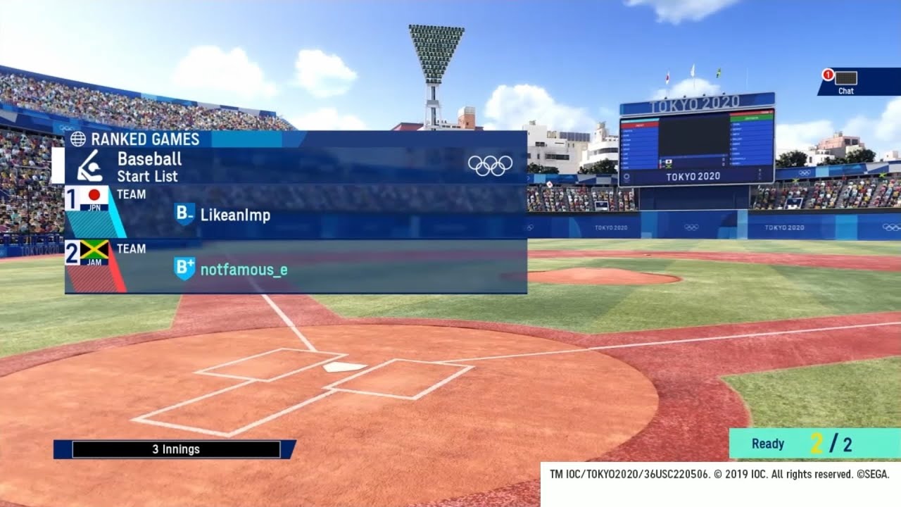 Ranked Match vs LikeAnImp (OLYMPIC GAMES TOKYO 2020™) Baseball - YouTube