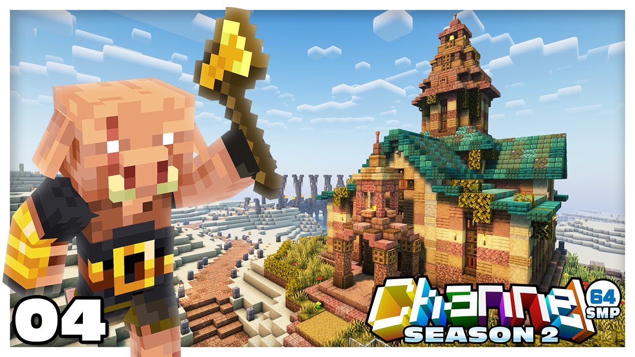 Minecraft Desert Church & Bastion Adventure - Channel 64 SMP - S02E04 ...