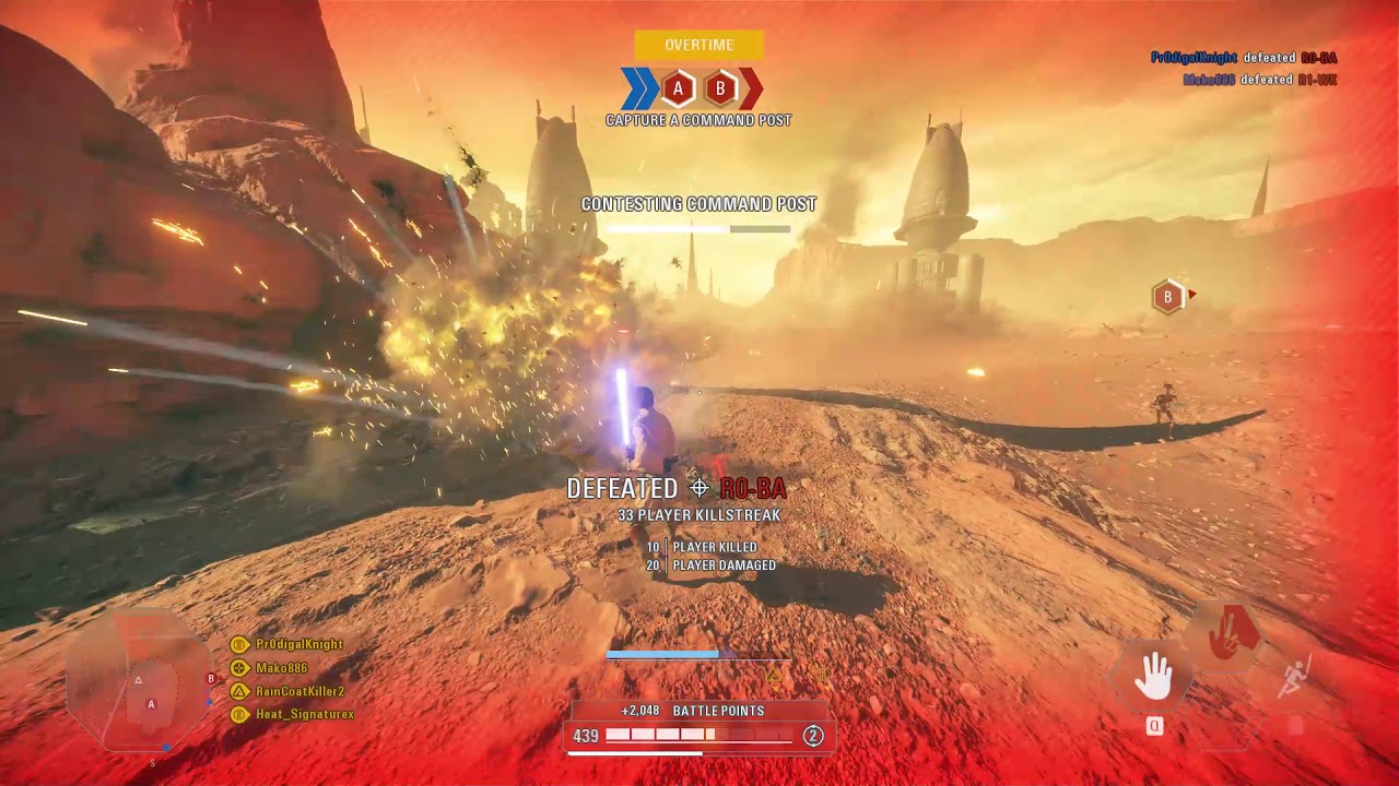 STAR WARS Battlefront II 2020 01 10 22 25 48 defeat (73-27-4-41) - YouTube