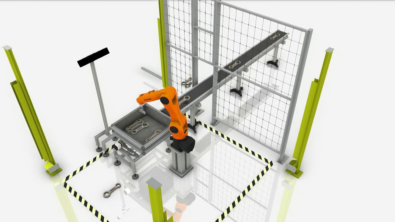 Bin Picking by computer vision - demo - YouTube