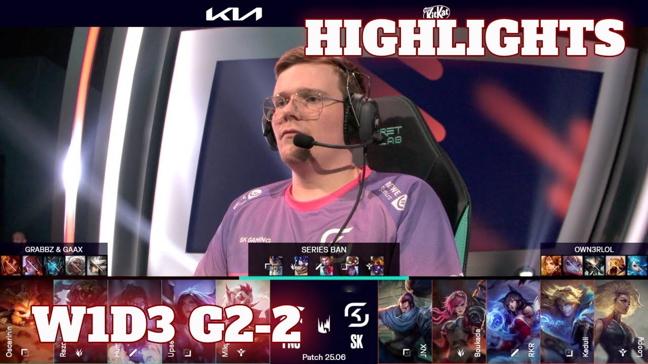 SK vs FNC - Game 2 Highlights | Week 1 Day 3 LEC Spring 2025 | Fnatic vs SK Gaming G2 W1D3 - YouTube