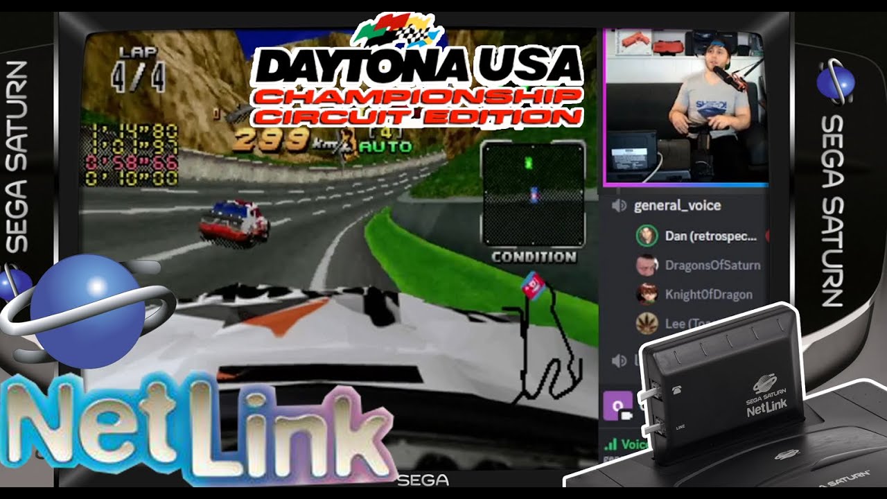 Sega Saturn Netlink Match #23 | Daytona USA Circuit Edition Online ...
