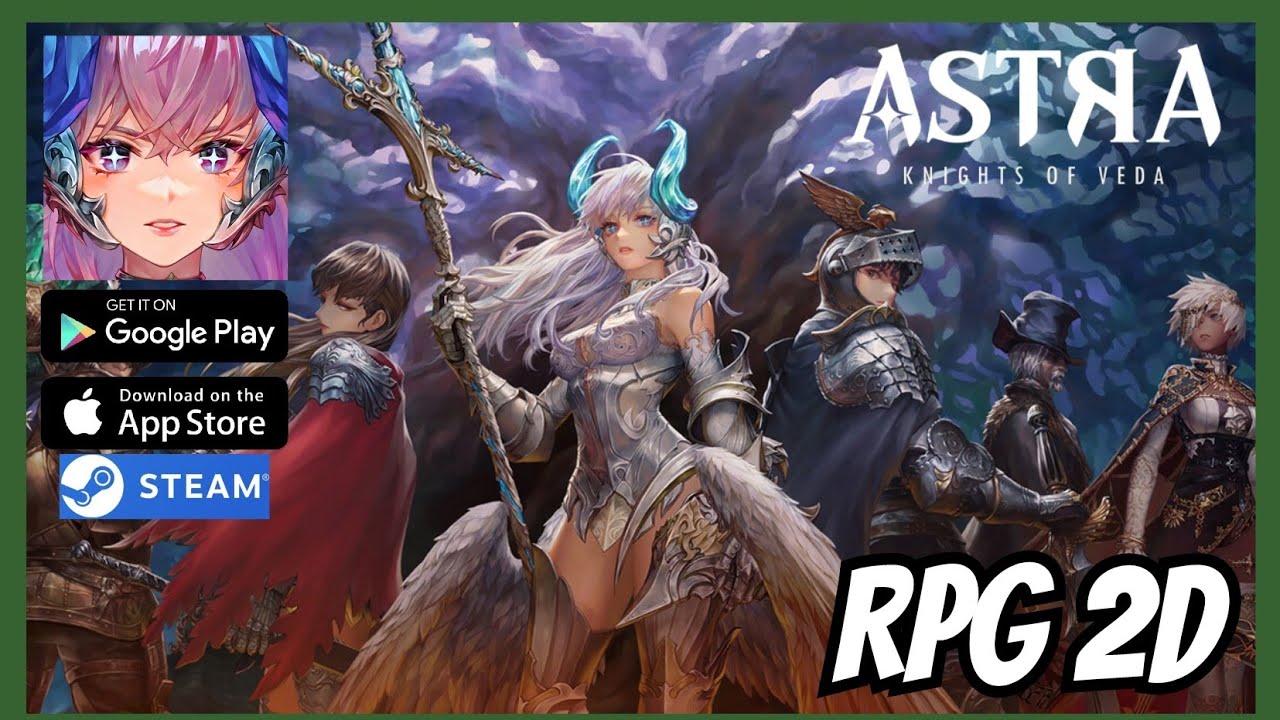 ASTRA KNIGHTS OF VEDA | NOVO RPG 2D MOBILE e PC, GAMEPLAY, HISTÓRIA ...