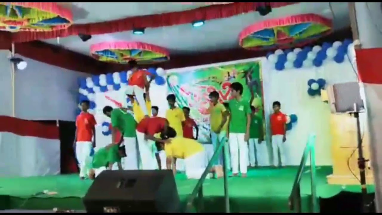 PYRAMID by school students/ 2020 /on annual day - YouTube
