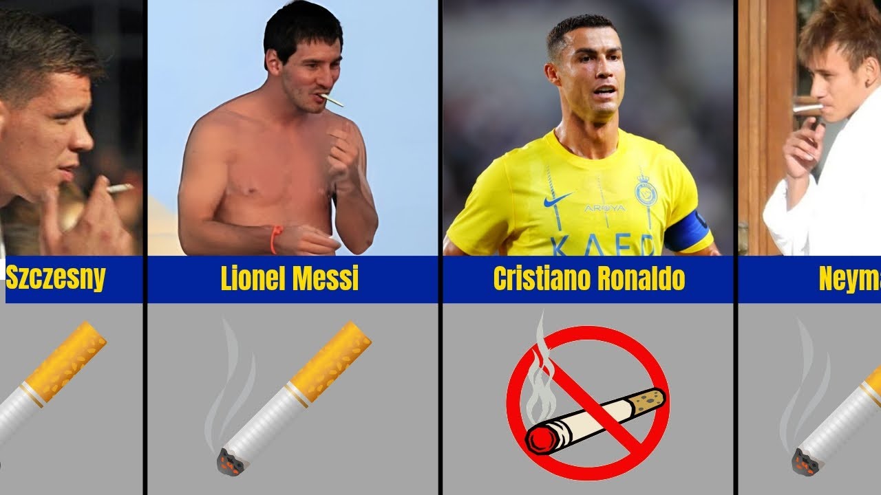 Famous Footballers Who Smoke Cigarettes in Real Life😨🤯 - YouTube