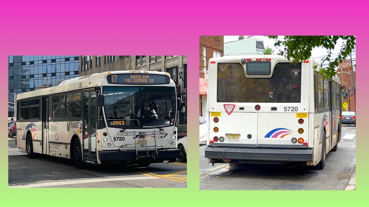 NJ Transit 87 GATES AVENUE VIA JOURNAL SQUARE/MLK DRIVE (NABI 416.15 ...