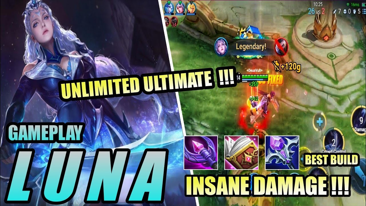 Luna Honor of Kings (HOK) Assassin/Jungler UNLIMITED ULTIMATE Insane ...
