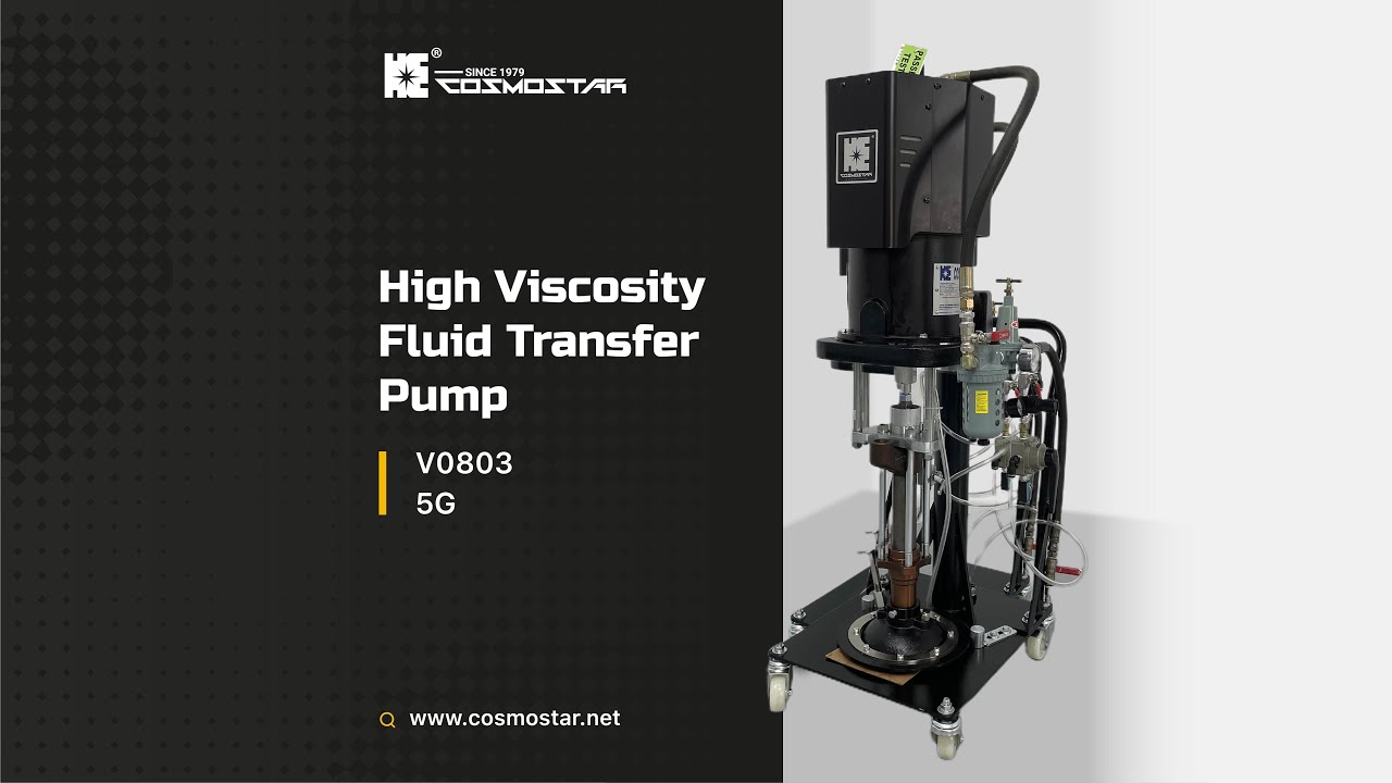 High Viscosity Fluid Transfer Pump V0803 for 5 Gallon - YouTube