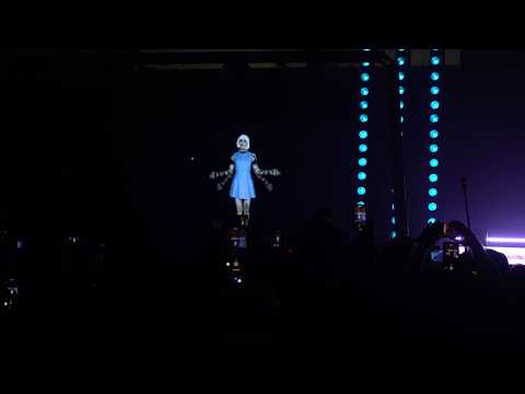 Elon Musk's girlfriend Grimes dressed up as Cybergirl