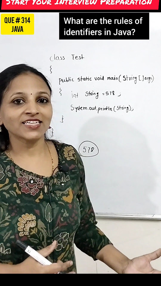Rules For Identifiers In Java Shorts Youtube
