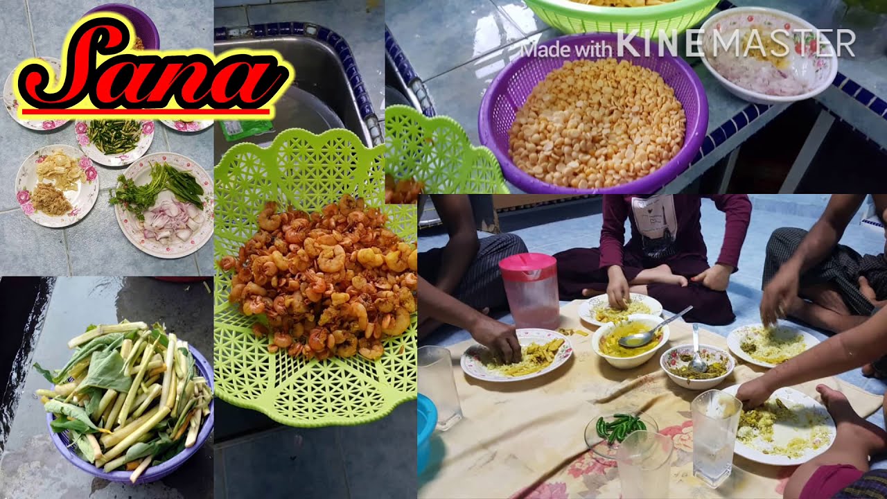 Rohingya village food and curry... - YouTube