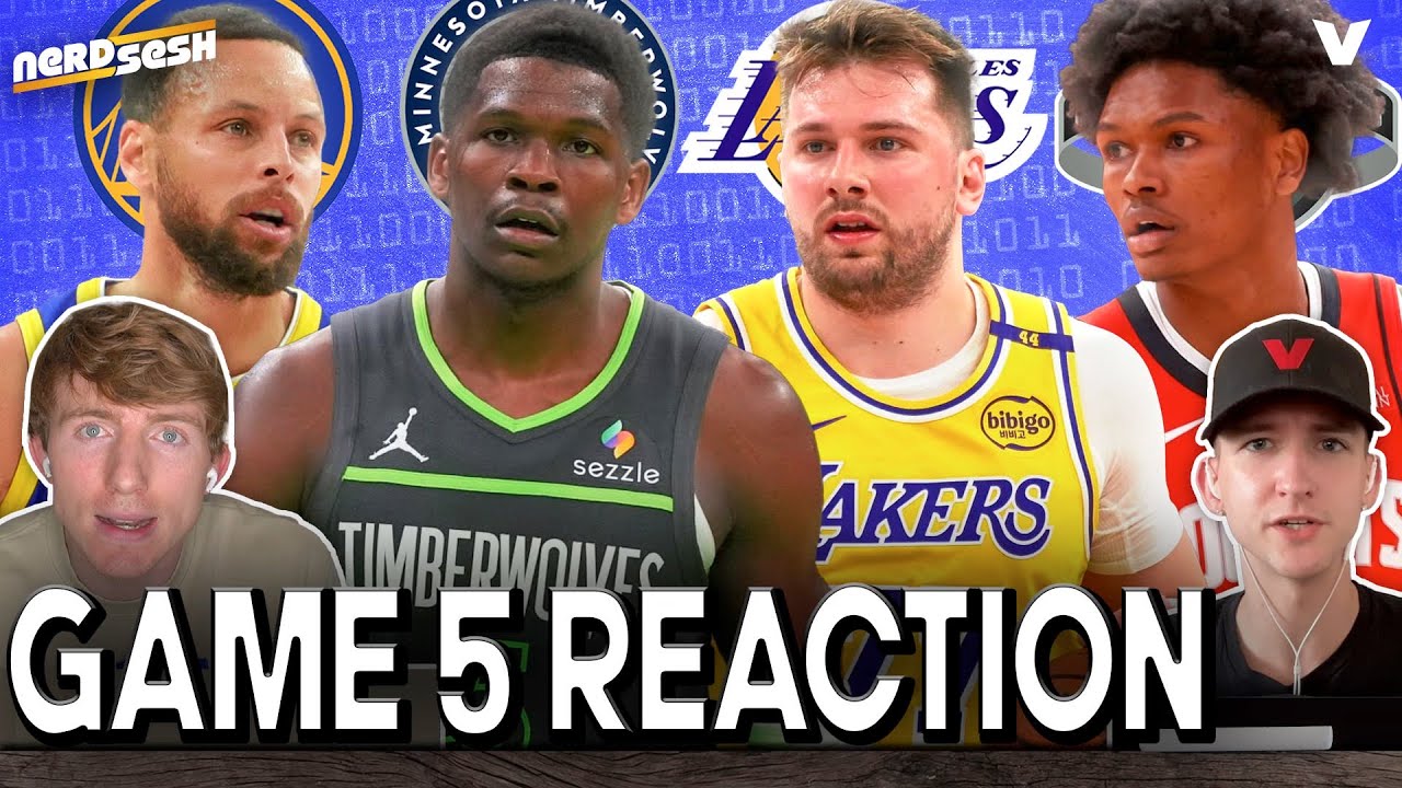 Game 5 Reactions: Edwards & Wolves CLOSE OUT Luka & Lakers, Rockets ...