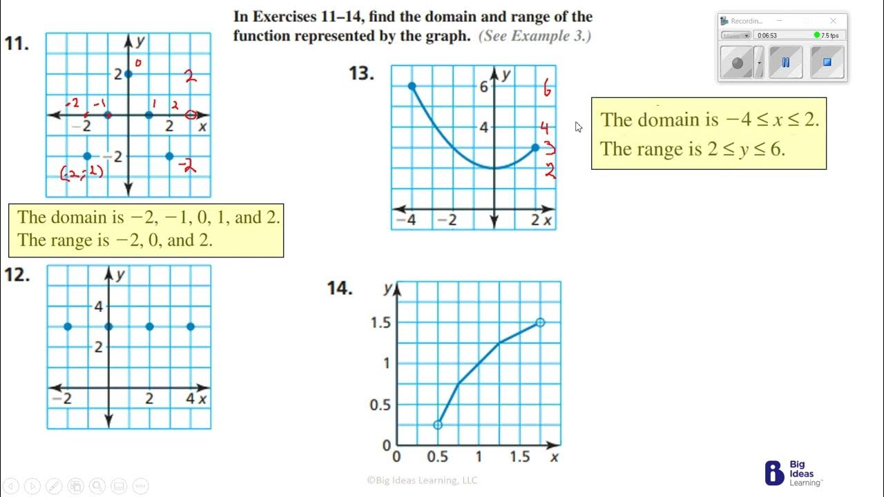 hw video for lesson 3 1; Functions - YouTube
