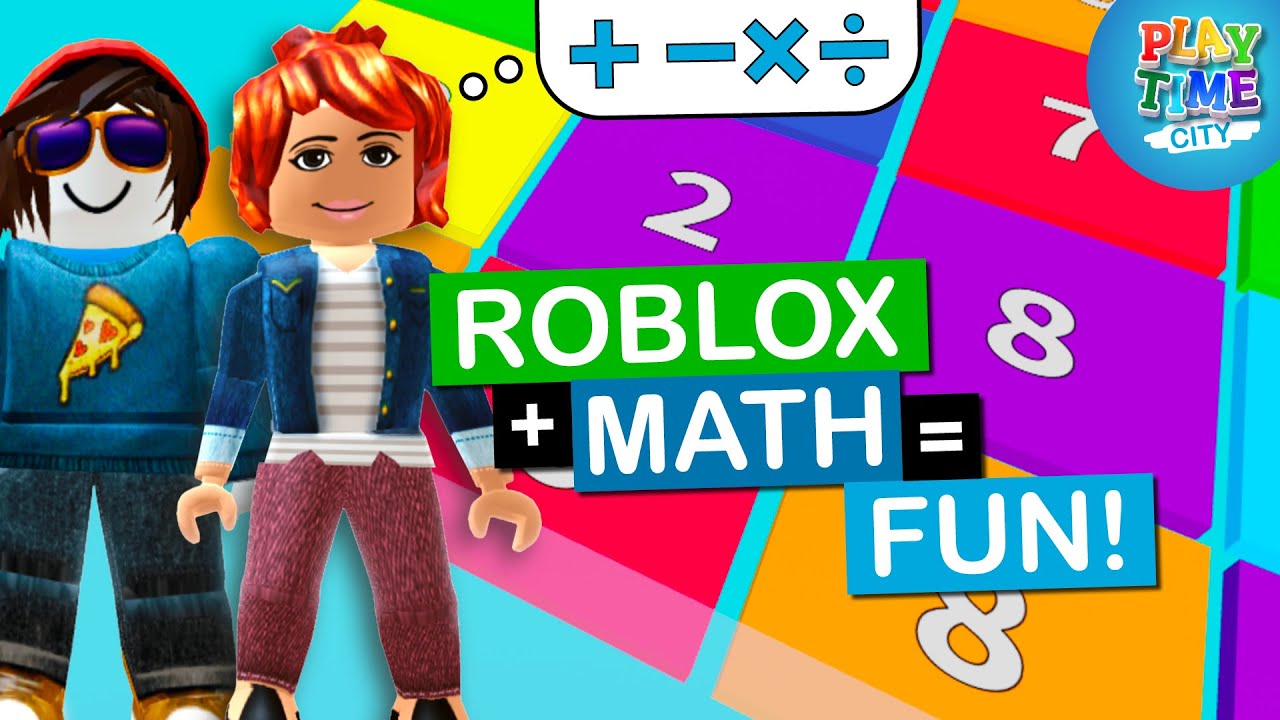 Can WE SURVIVE Roblox Math Color??? Playing and Practicing Math with ...