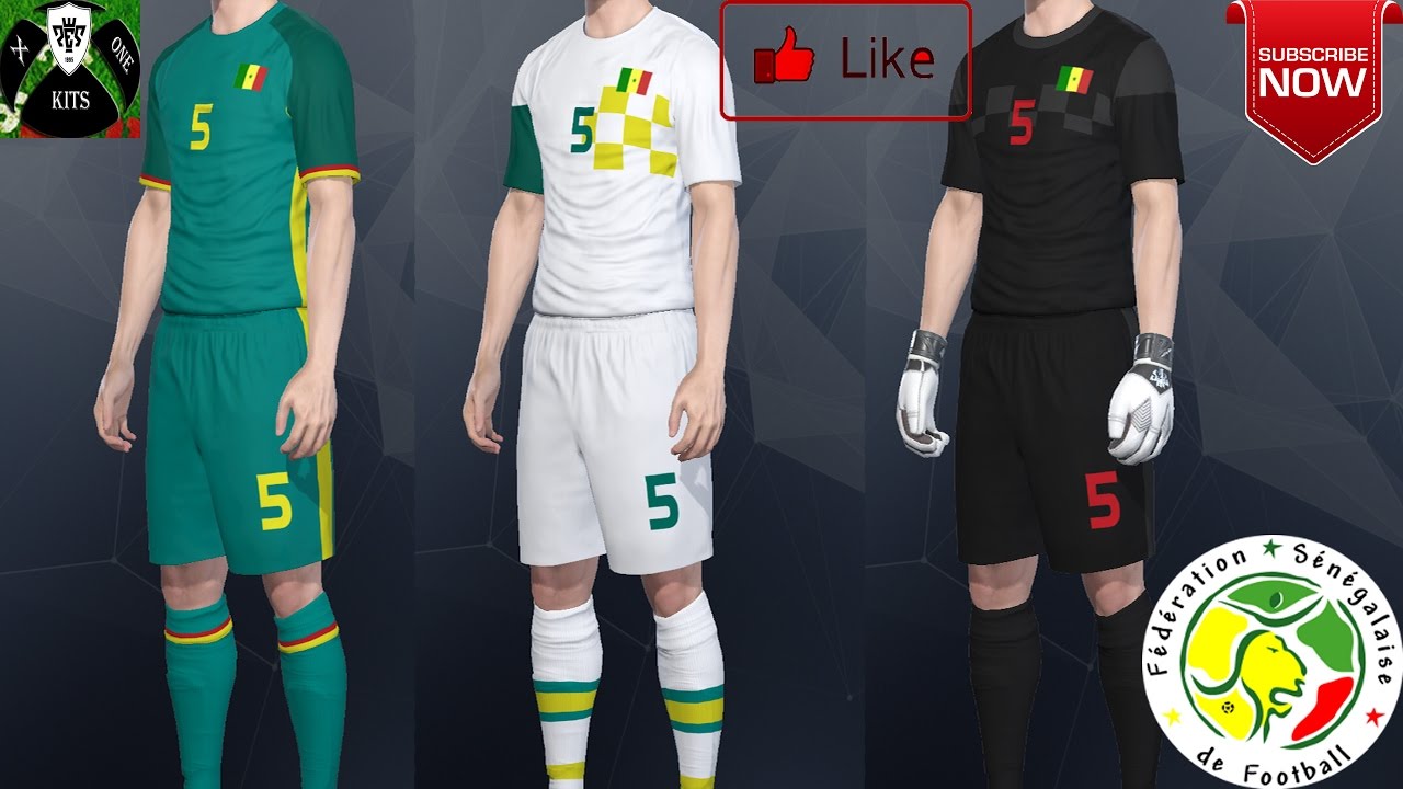 SENEGAL KITS PES 2017 XBOX ONE - YouTube