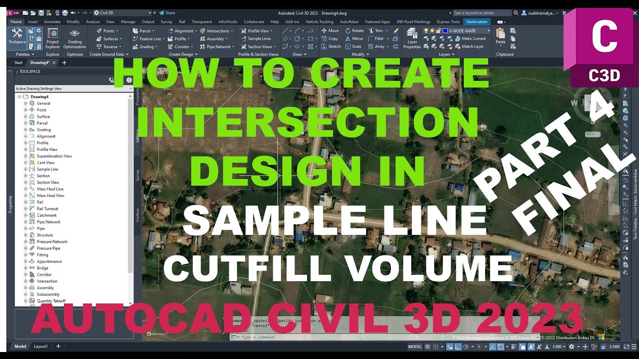 How To Create Intersection Design In Civil 3d Sample Line And Cut Fill How To Create Intersection Design In Civil 3d Sample Line And Cut Fill