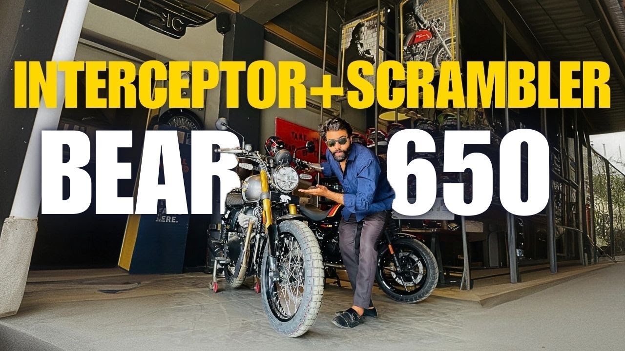 New RE Bear 650 In-depth Review | Interceptor Bear 650 Details - YouTube