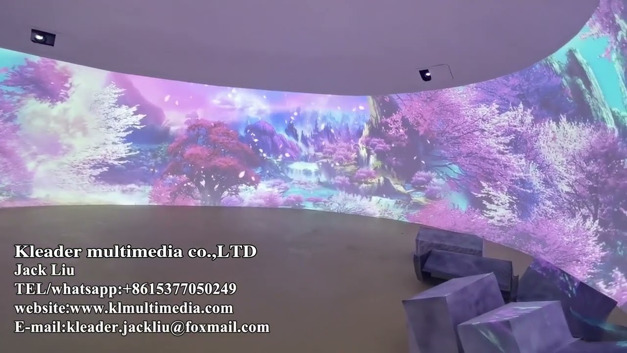 Immersive projection blender player | holographic 3D projectors ...
