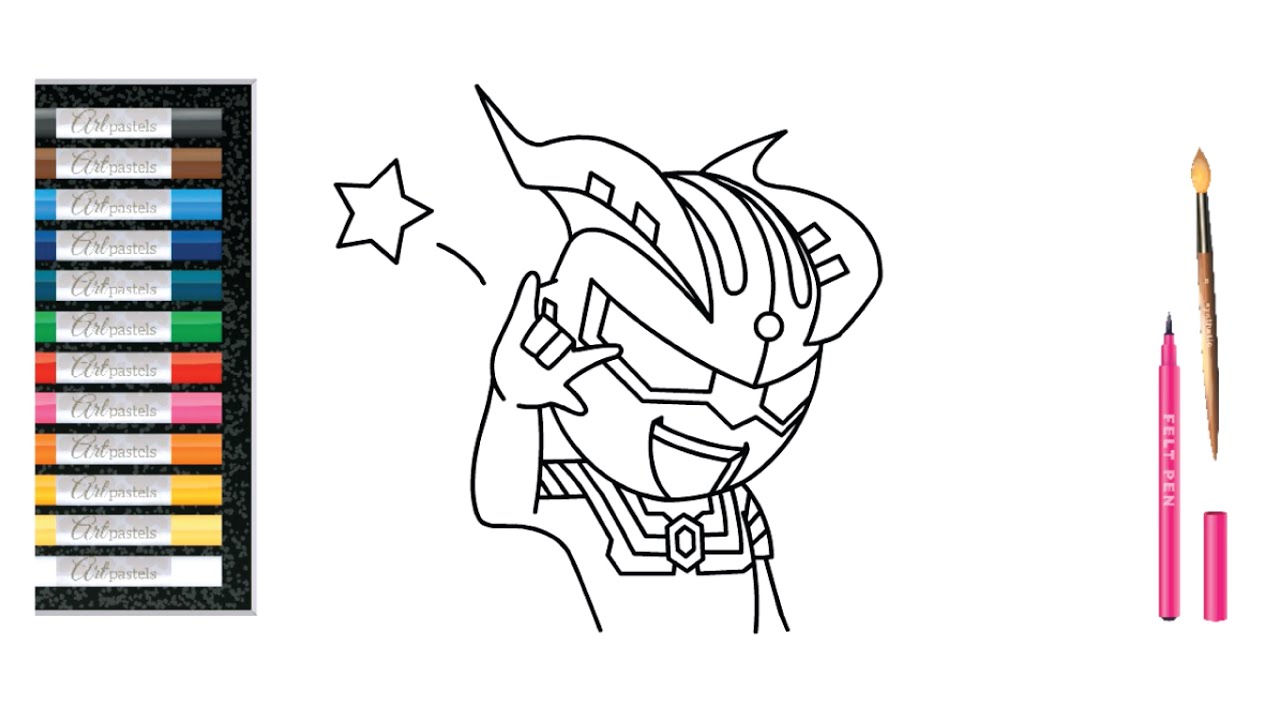 Lets draw Ultraman Zero - YouTube