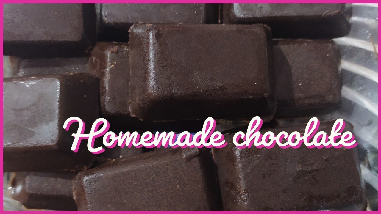 Homemade chocolate || chocolate at home - YouTube
