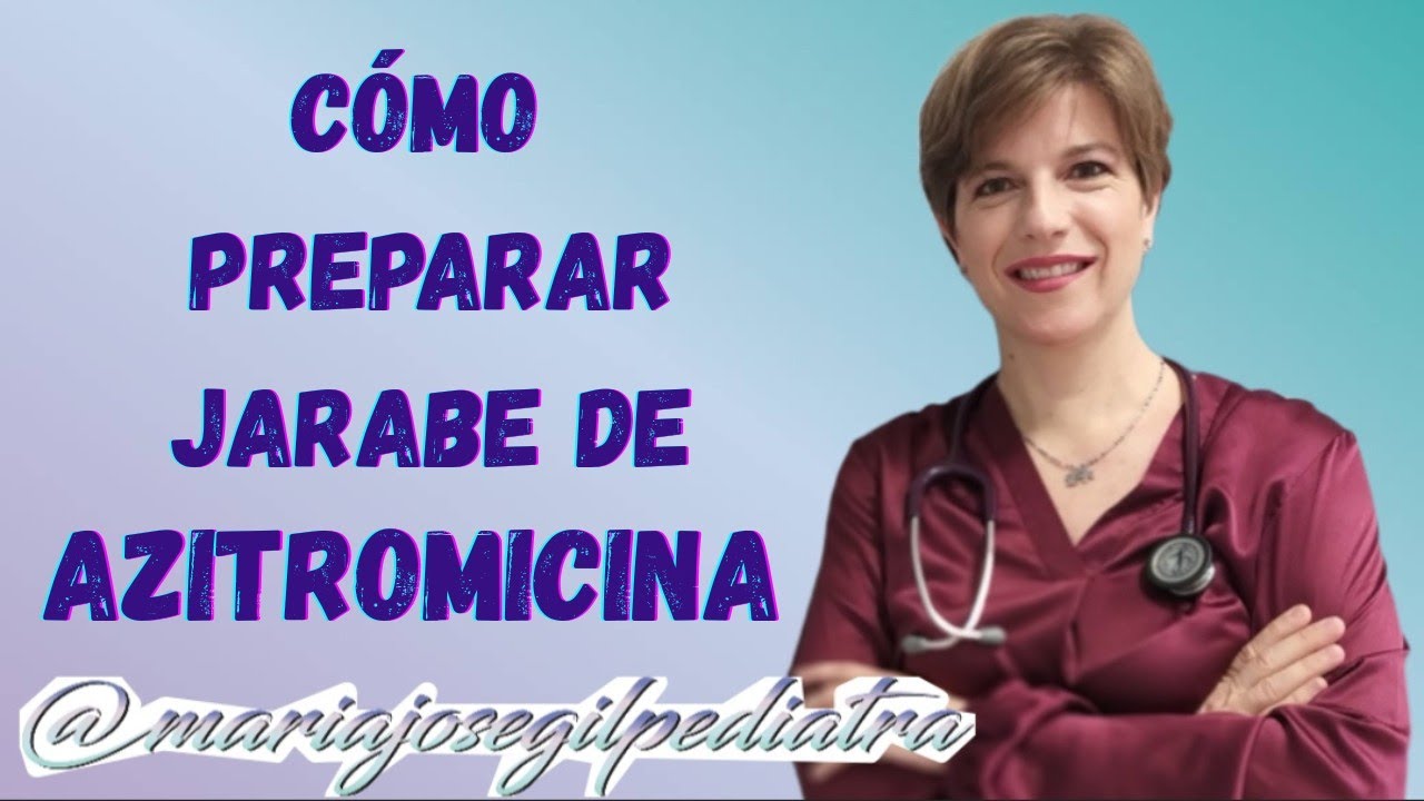 Cómo se prepara el jarabe de Azitromicina (ZITROMAX). #zitromax # ...