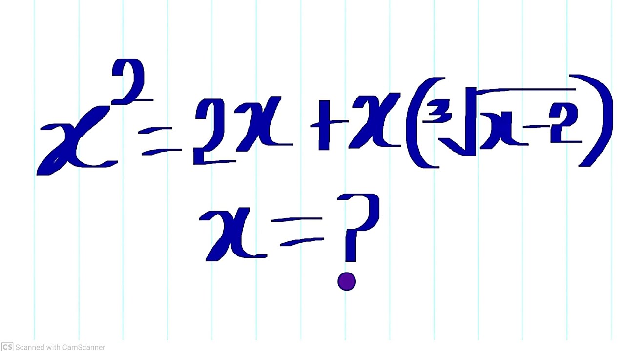 Harvard University Interview Questions | Algebra problem - YouTube