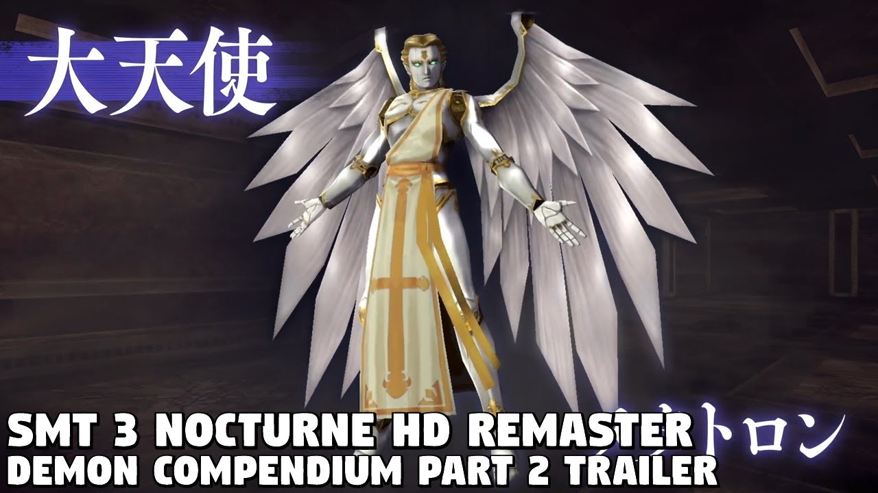 Shin Megami Tensei 3 Nocturne HD REMASTER - Demon Compendium Part 2 ...