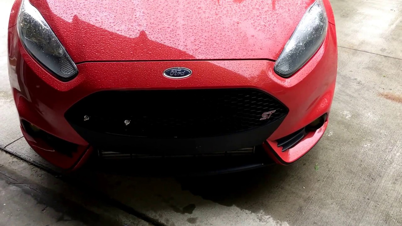 Fiesta ST DIY Plate Relocation - YouTube