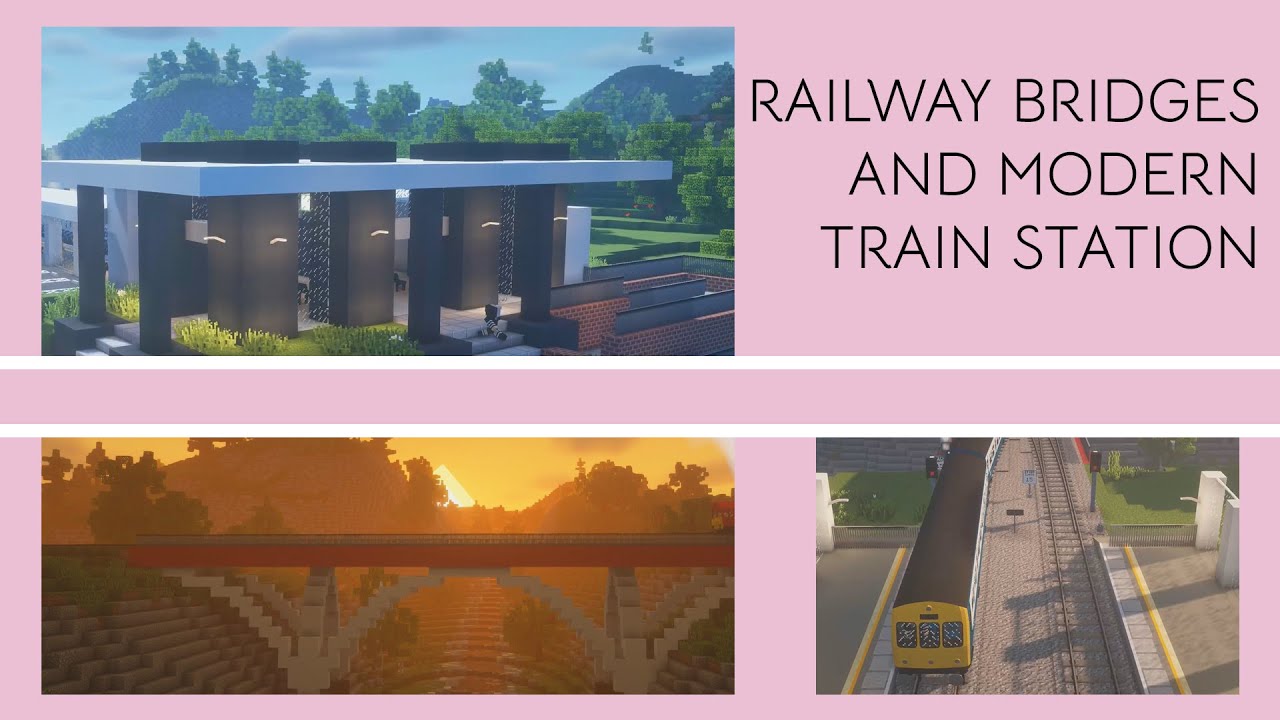MODERN railway bridges and MODERN TRAIN STATION in IMMERSIVE ...
