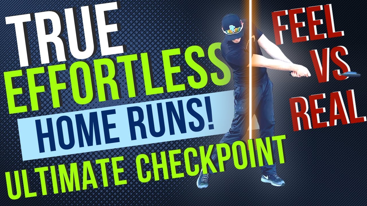 Effortless Home Runs | Feel vs. Real | Baseball Hitting Mechanics - YouTube