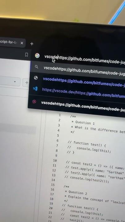 Vscode on GitHub in seconds #github - YouTube