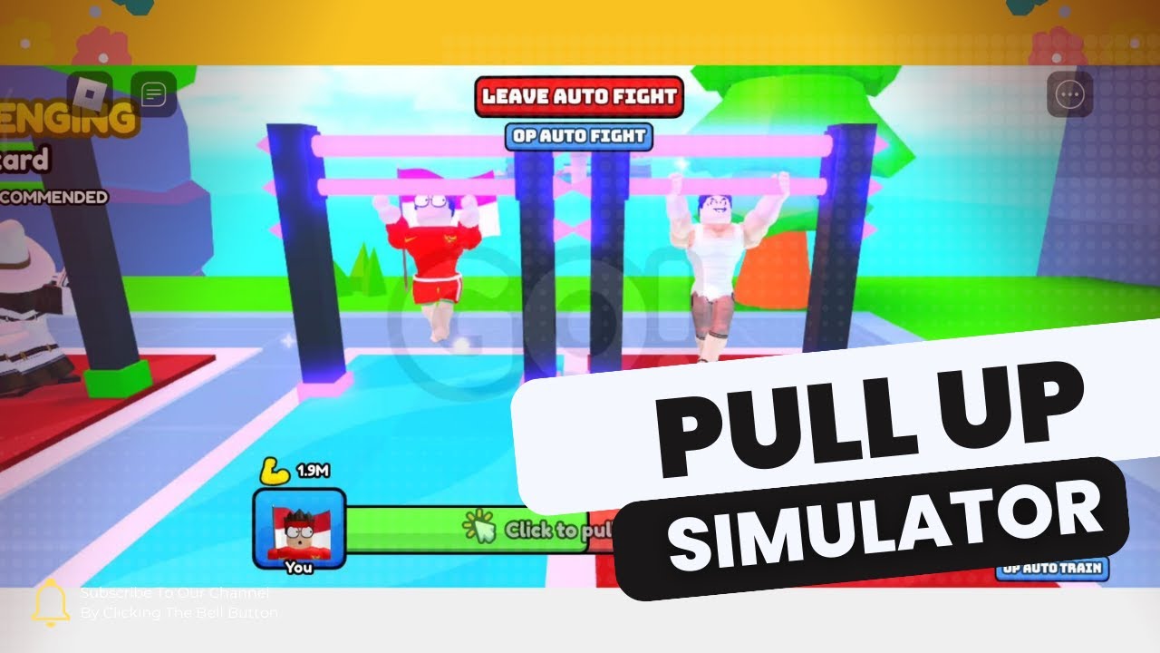Latihan Menjadi Yang Terkuat di Roblox - Pull Up Simulator - YouTube
