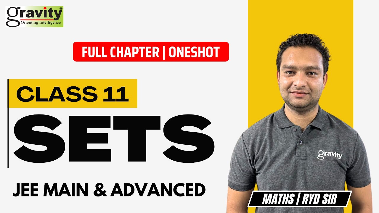 SETS | One-Shot Session with PYQs | Math | JEE Mains & Advanced | RYD Sir | Gravity Classes ...