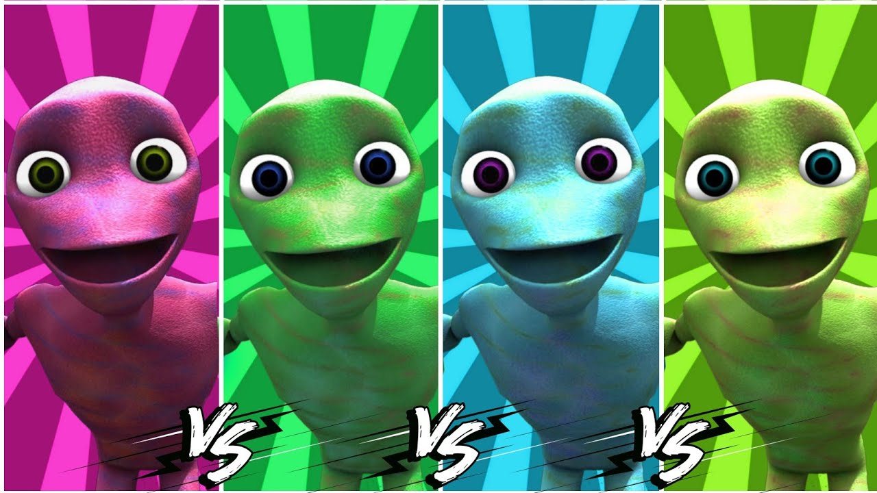 Dame tu cosita VS Red Dancer VS Best Alien Dancer VS Alien Funny Dance ...