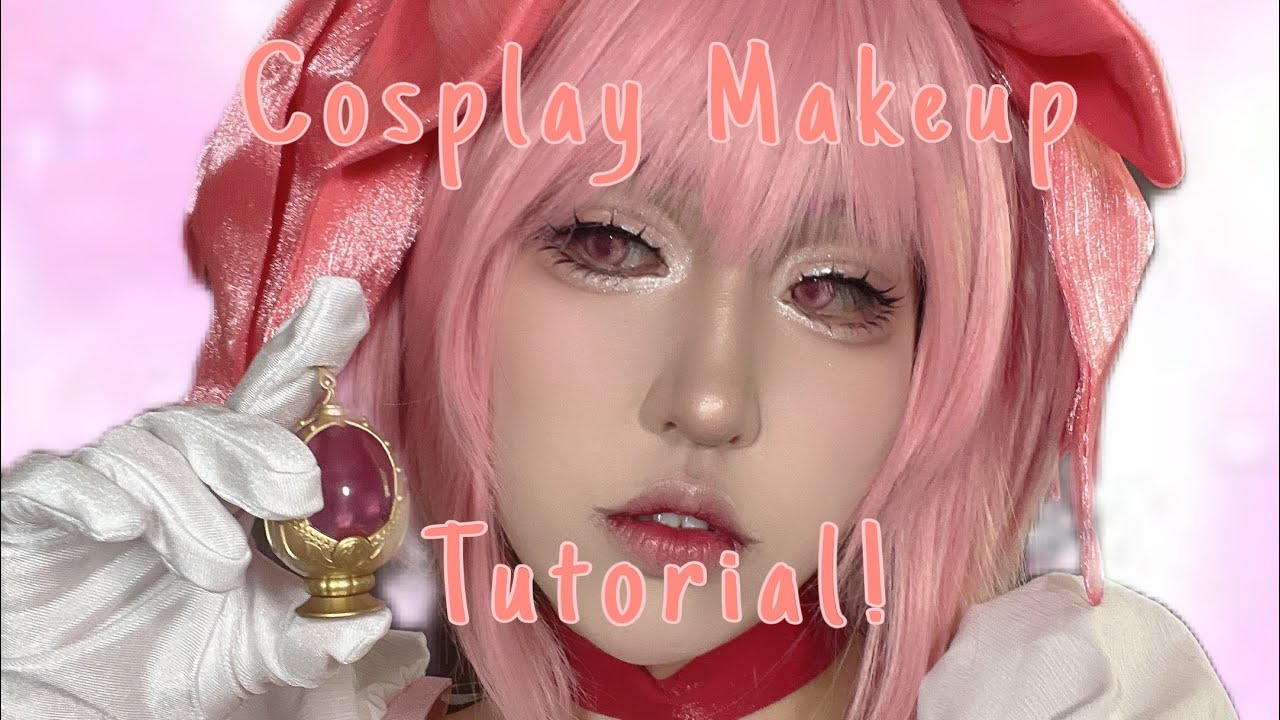 Madoka Cosplay Makeup Tutorial! - YouTube
