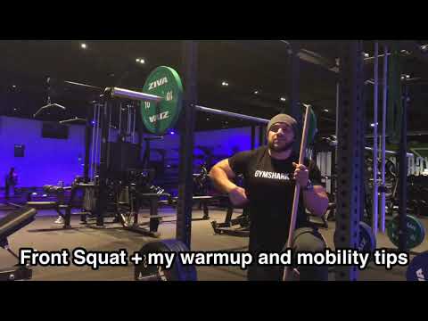 Front Squat + Warmup/Mobility Tips - YouTube