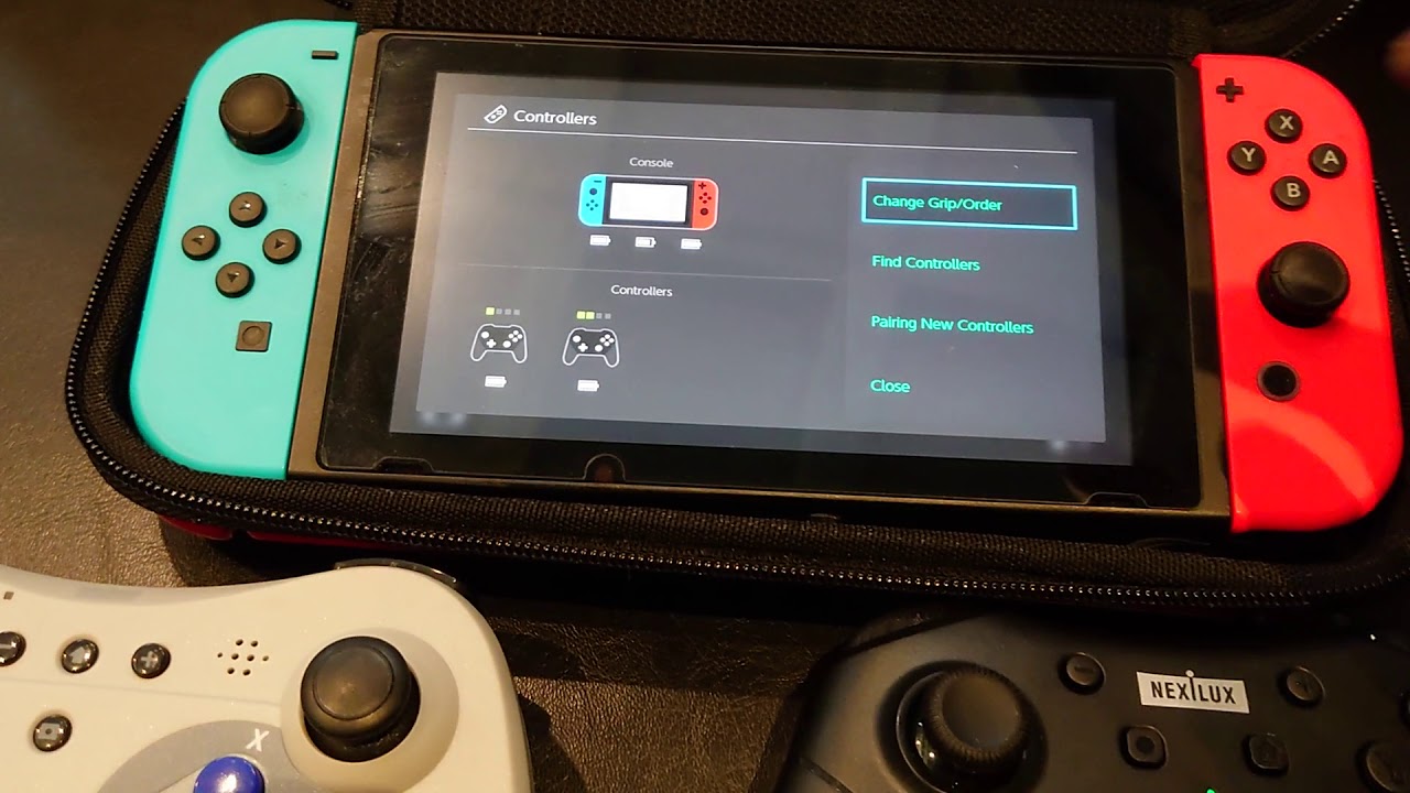 How to reassign wireless Pro Controller numbers for Nintendo Switch (using Nexilux controllers ...