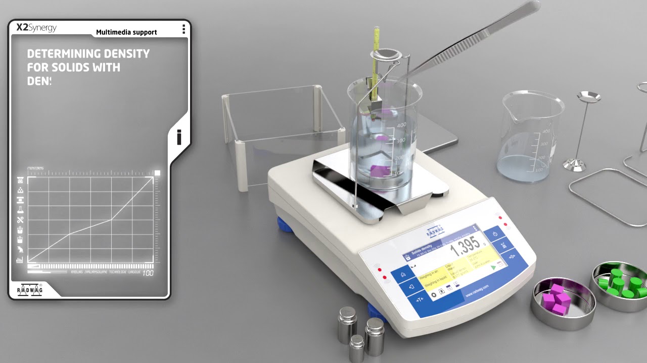 RADWAG X2 Series Balances Working Modes - Part 6 SOLIDS DENSITY ...