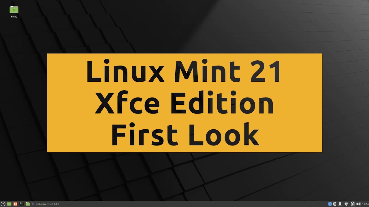 Linux Mint 21 Vanessa Xfce Edition Desktop Tour - YouTube