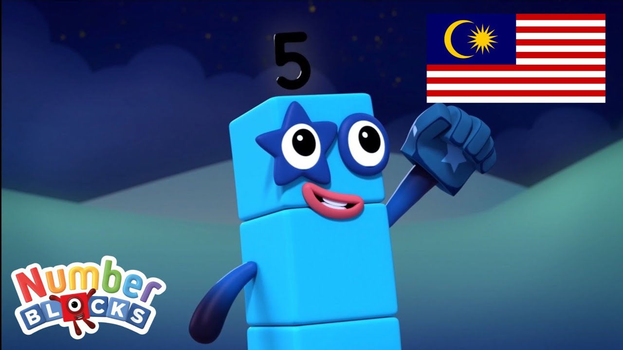 Numberblocks - High five (Malaysian) - YouTube
