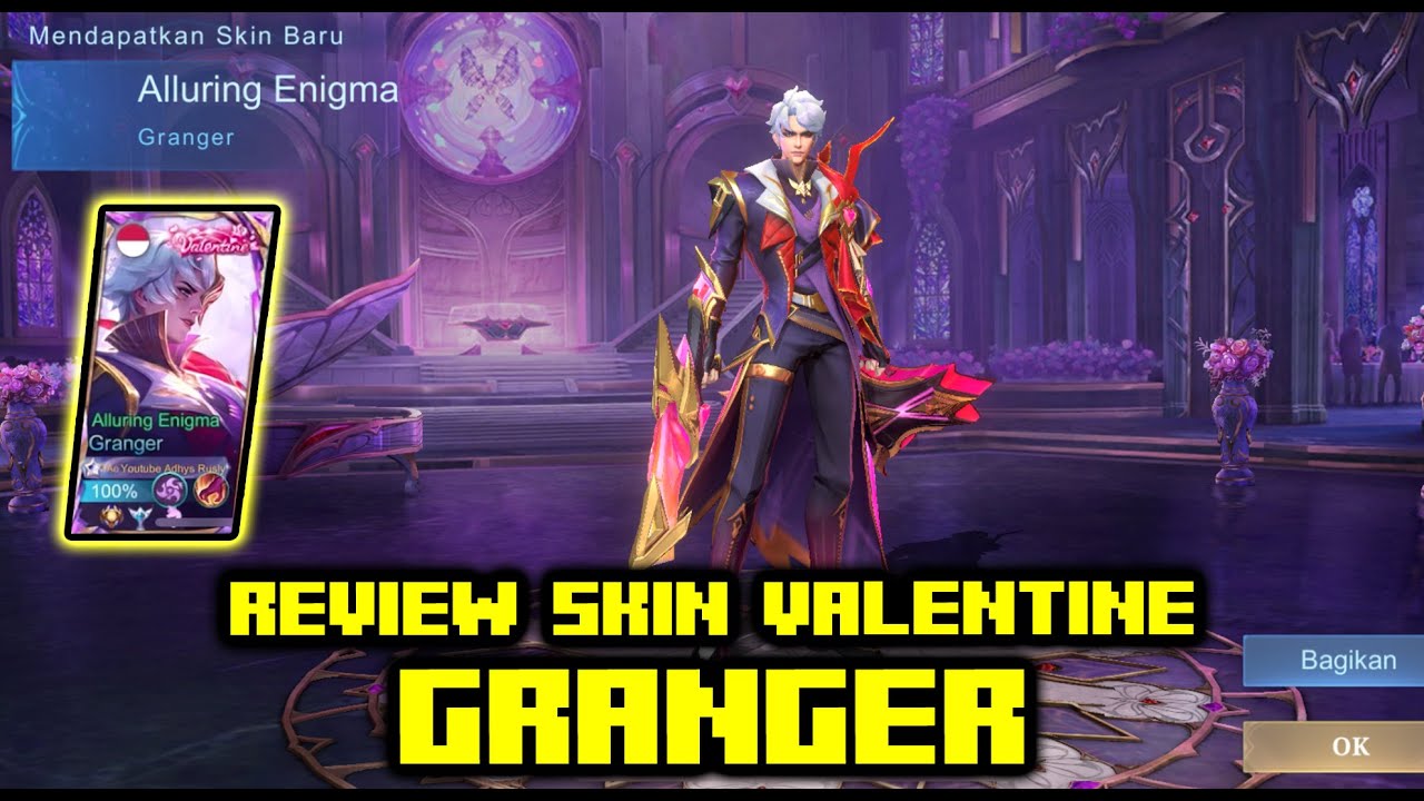 Review skin valentine granger mobile legends - YouTube