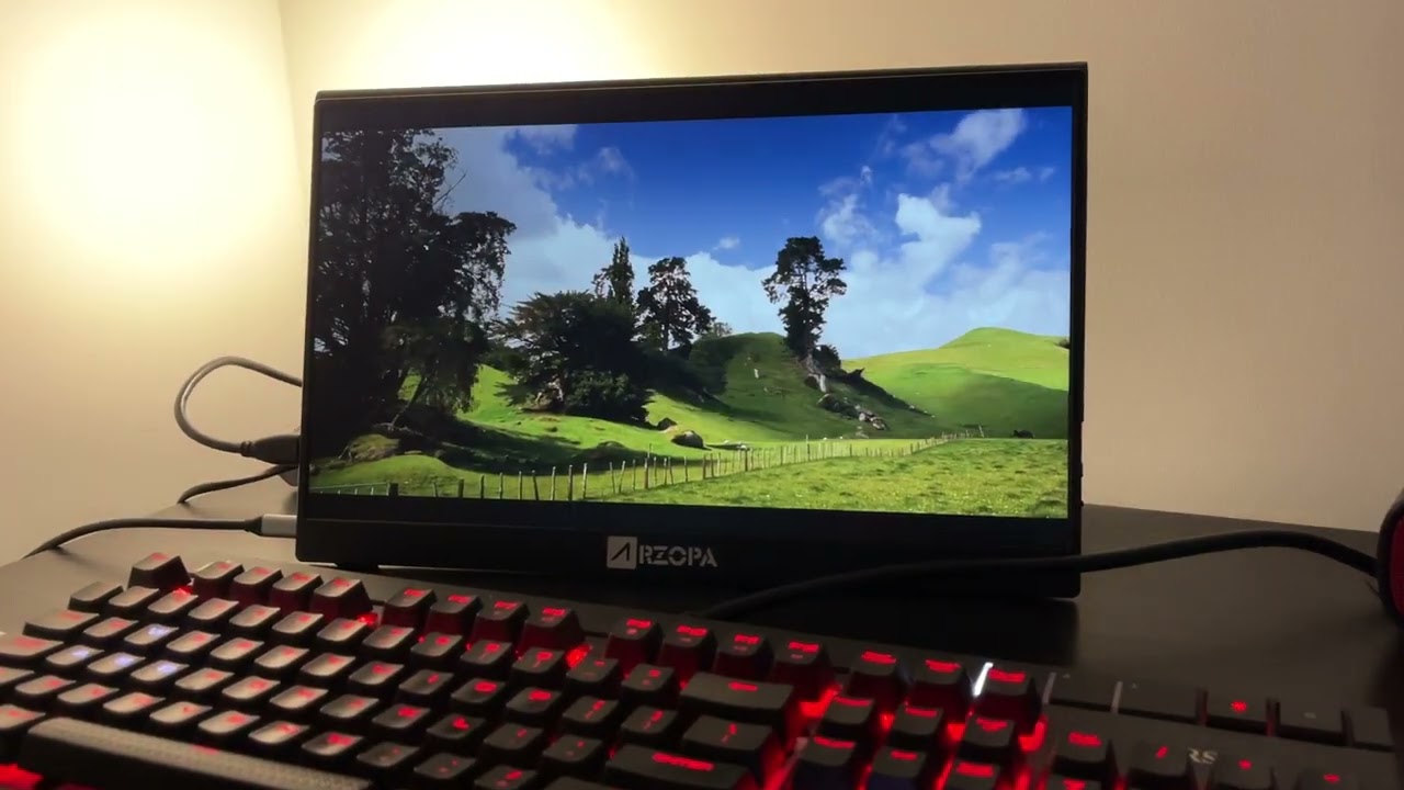 Video quality sample Azorpa A1 Gamut 15.6" portable monitor - YouTube