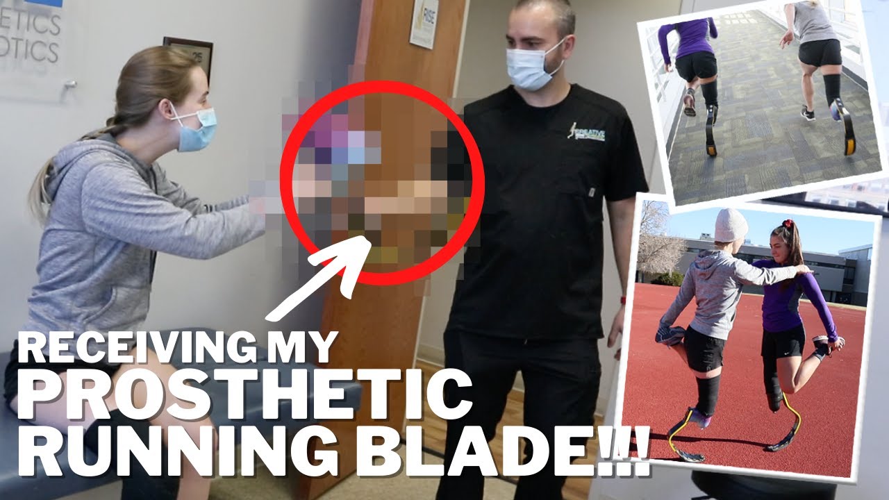 I GOT MY PROSTHETIC RUNNING BLADE!!! - YouTube