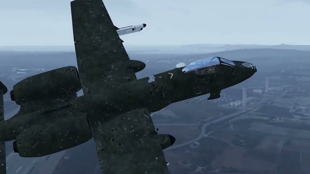 The A10 Warthog fighter jet attack was again shot down by Ukrainian ...