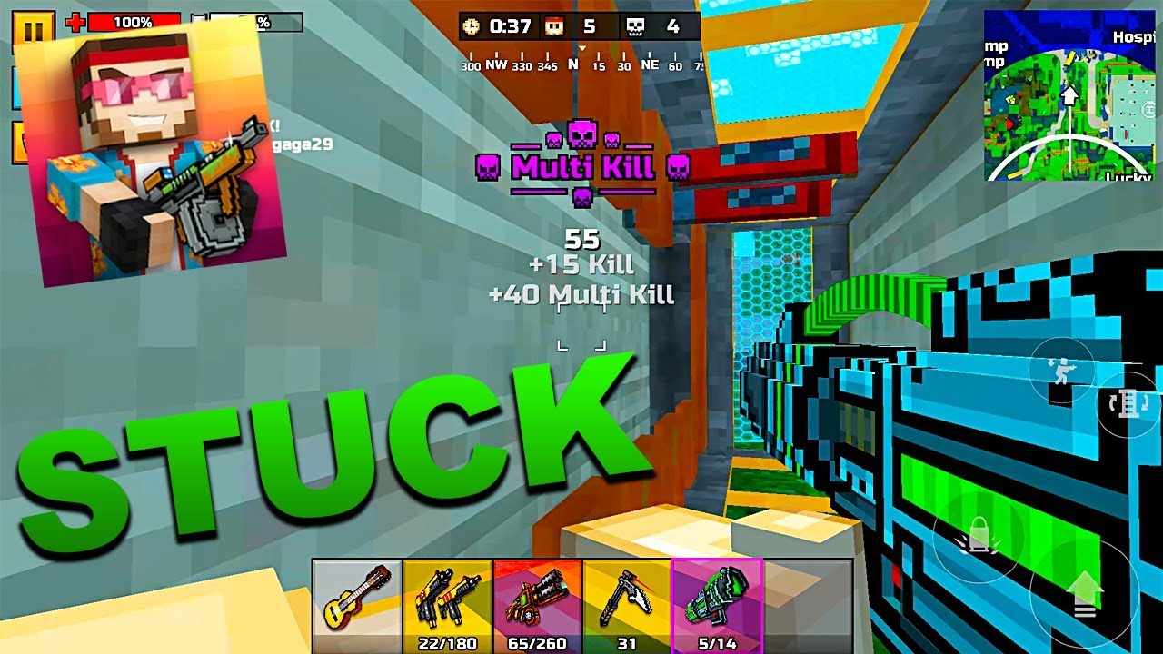 Pixel Gun 3D - Stuck in the Bus BUG in the Battle Royale (FPS MODE ...
