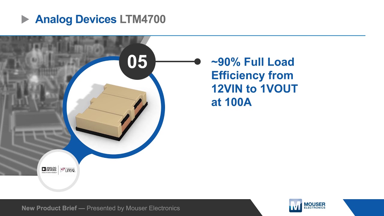 Linear Technology/ADI LTM4700 µModule® Regulators | New Product Brief ...