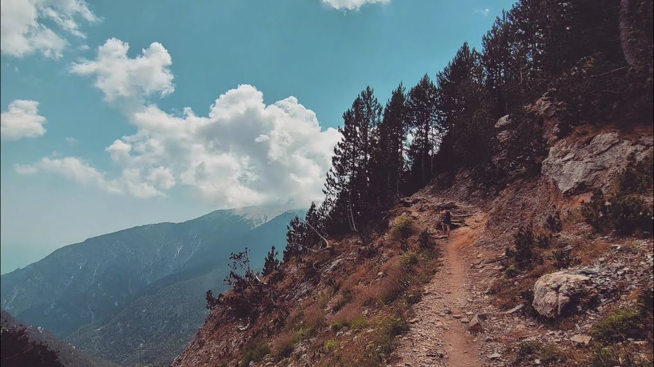 Climbing Mount Olimp, starting from Prionia, in the hotest weather ...