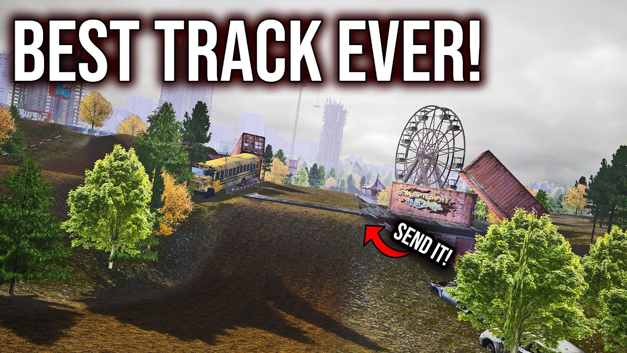 HITTING HUGE JUMPS ON A TRACK IN A CITY!? (INSANE NEW TRACK IN MX BIKES ...