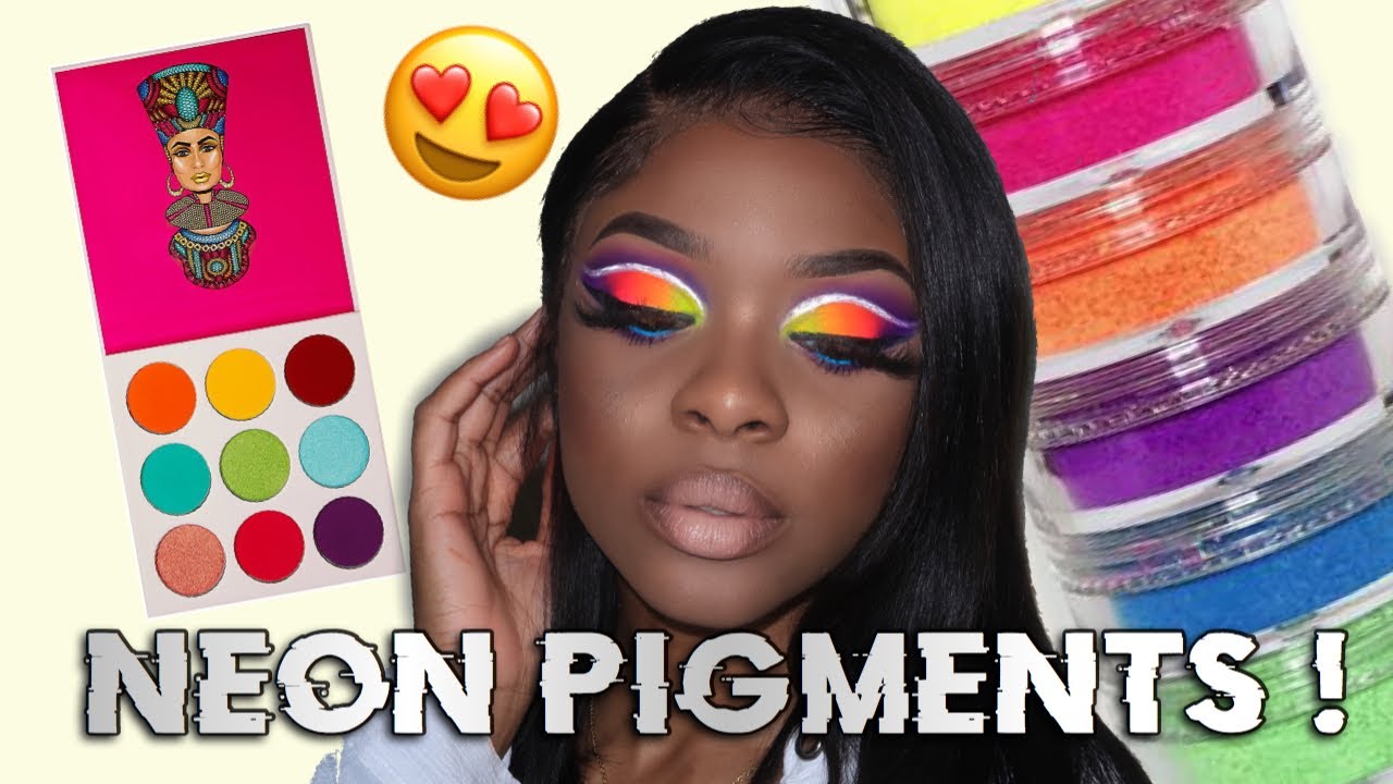 NEON CUT CREASE | Finally using some color! | (YALORDECOSMETICS ...